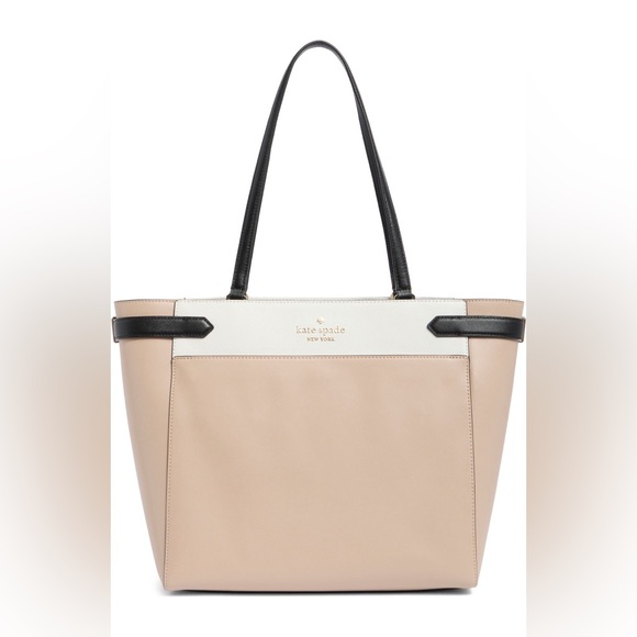 kate spade | Bags | Kate Spade Staci Colorblock Laptop Tote Bag Warm ...